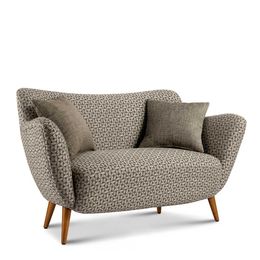 Pharao24.de Retro Esszimmercouch 142 cm breit 44 cm Sitzh&ouml;he