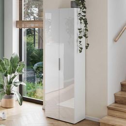 Pharao24.de Garderobenschrank mit Dreht&uuml;ren 59 cm breit