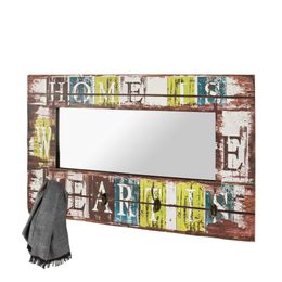 Pharao24.de H&auml;ngegarderobe mit Spiegel Bunt