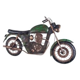 Pharao24.de Garderobe in Motorrad Optik Metall