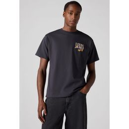 Levi's T-Shirt LEVI'S "SEVINTAGE", Herren, Gr. XL, grau (levis serif with fru 89), Jersey, Obermaterial: 100% Baumwolle, regular fit normal, Rundhals, Shirts T-Shirt, mit Logo-Aufn&auml;her auf der Brust