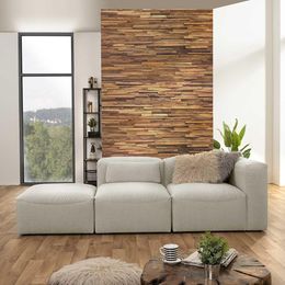 Pharao24.de Sofa mit Bezug Flachgewebe (dreiteilig)
