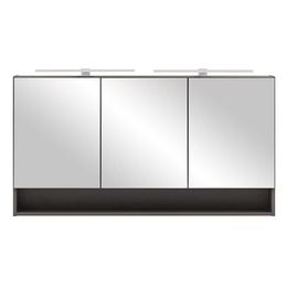 Pharao24.de Gro&szlig;er Spiegelschrank mit LED Beleuchtung 120 cm breit