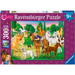 Puzzle Ravensburger "Lissy und Arcado auf der Koppel", bunt, Puzzles, KinderB:49cm H:36cm, Pappe, Motiv, Made in Germany, B:49cm H:36cm