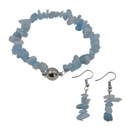 Paar Ohrh&auml;nger Steuer "Metall Aquamarine hellblau", Damen, Gr. one-size, Metall, hellblau, Ohrringe