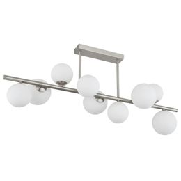 Globo Lighting Deckenleuchte Riha silber Ma&szlig;e (cm): B: 87 H: 37 T: 28.0 &raquo; H&ouml;ffner