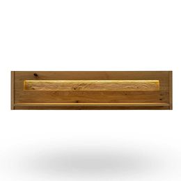 Pharao24.de Wandboard Wildeiche ge&ouml;lt in modernem Design 156 cm breit