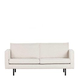 Pharao24.de Zweisitzer Sofa Zweisitzer in Beige aus Boucle Stoff