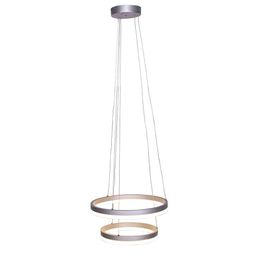 Pharao24.de Design H&auml;ngeleuchte aus Acrylglas und Metall Chromfarben