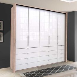 Pharao24.de Kombi Kleiderschrank mit vielen Schubladen und T&uuml;ren modern