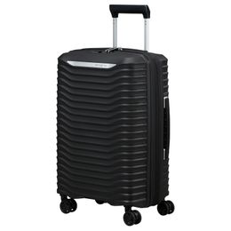 Hartschalen-Trolley Samsonite "UPSCAPE, verschiedene Gr&ouml;&szlig;en und Farben", Gr. B/H/T: 35cm x 55cm x 25cm 39 l, schwarz, Polypropylen, Koffer, mit Volumenerweiterung, mit Tragegriff oben, aus Polypropylen