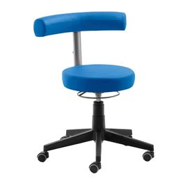 Pharao24.de H&ouml;henverstellbarer Arbeitshocker in Blau Schwarz