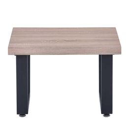 Pharao24.de Coffee Table in Sonoma-Eiche Schwarz
