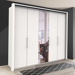 Pharao24.de Gro&szlig;er Kleiderschrank in Wei&szlig; Faltt&uuml;ren