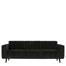 Pharao24.de Dreisitzer Sofa in Dunkelgrau Breitcord Bezug