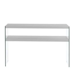 Pharao24.de Konsolen Tisch in Grau 110 cm breit