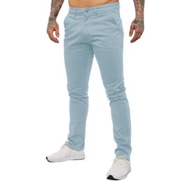 Enzo Herren Slim Fit Stretch Chinos