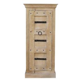 Pharao24.de Bad Midischrank aus Mangobaum Massivholz Shabby Chic Stil