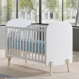 Pharao24.de Babybett in Wei&szlig; 60x120 cm