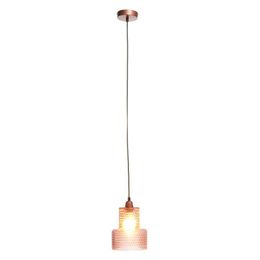 Pharao24.de Deckenlampe aus Glas in Violett modern