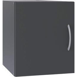 Aufsatzschrank wimex "Multiraumkonzept", grau (grafit), B:40cm H:40cm T:40cm, Schr&auml;nke, Schranksystem