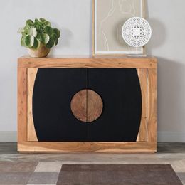 Pharao24.de Kommode Sideboard aus Massivholz in modernem Design