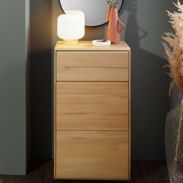 Pharao24.de Kommode Holzkommode aus Kernbuche Massivholz ge&ouml;lt 52x89x40 cm Pharao24