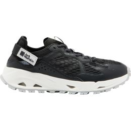 Wanderschuh Jack Wolfskin "PRELIGHT HYBRID VENT LOW W", Damen, Gr. UK 6,5 - EU 40, Normalschaft, grau (phantom), Obermaterial: Synthetik. Obermaterial 2: Textilmaterial. Futter: Polyester, Schuhe Wanderschuh