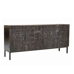 Pharao24.de Sideboard Kommode aus Massivholz geschnitzt