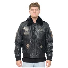 Herren-Bomberjacke der US Air Force aus Leder &ndash; Wellington