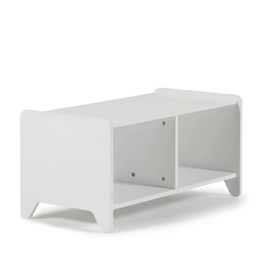 Pharao24.de Wei&szlig;es Kinderregal aus MDF 78 cm breit - 40 cm tief
