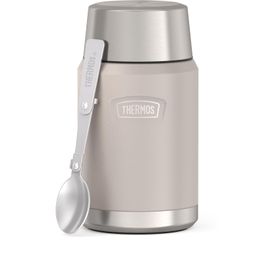 Thermobeh&auml;lter Thermos "ICON FOOD JAR, Thermobeh&auml;lter f&uuml;r Essen, sp&uuml;lmaschinenfest", sandstone mat, H:18,43cm, Lebensmittelaufbewahrungsbeh&auml;lter, 0,71l, 10h hei&szlig; & 24h kalt, dicht & auslaufsicher, mit L&ouml;ffel