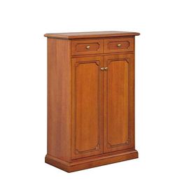 Pharao24.de Schuh Schrank Nussbaumfarben im klassischen Stil 84 cm breit