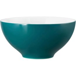 Sch&uuml;ssel Seltmann Weiden "Life Fashion", blau (wei&szlig;, trendy petrol), B:15,5cm H:7,5cm L:15,5cm T:15,5cm &Oslash;:15,5cm, Porzellan, Sch&uuml;sseln, Sch&uuml;ssel, Schale rund, 15,5 cm