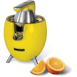 Unold Elektro UNOLD Zitruspresse "78132 Power Juicy Yellow", gelb, B:20cm H:28cm T:24cm, Entsafter