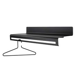 Pharao24.de Wandgarderobe Garderobe mit Hutablage im Industry und Loft Stil