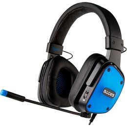 SADES Gaming-Headset "Dpower SA-722", blau, Kopfh&ouml;rer
