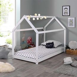 Pharao24.de Kinderzimmer Bett in Wei&szlig; Haus Design