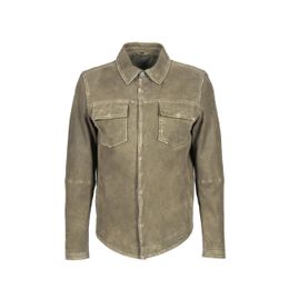 Lederjacke Freaky Nation "My One-FN", Herren, Gr. L(48), taupe, Oberstoff: 100% Leder. Futter: 100% Baumwolle, Jacken