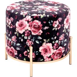 Sitzhocker HAKU, bunt, B:48cm H:40cm T:48cm, Hocker, Sitzhocker
