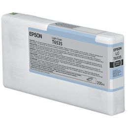 Original Epson Tintenpatrone C13T653500 / T6535 Photo Cyan