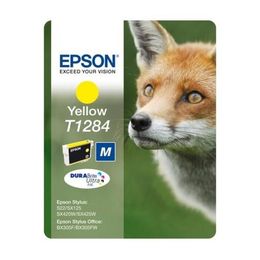Original Epson Tintenpatrone C13T12844011 / T1284 Gelb