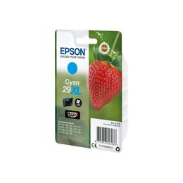 Original Epson Tintenpatrone C13T29924012 / 29XL Cyan [XL F&uuml;llmenge]