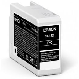 Original Epson Tintenpatrone C13T46S100 / T46S1 Foto Schwarz