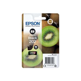 Original Epson Tintenpatrone C13T02H14010 / 202XL Photo Schwarz [XL F&uuml;llmenge]