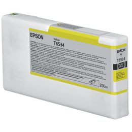 Original Epson Tintenpatrone C13T653400 / T6534 Gelb