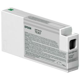 Original Epson Tintenpatrone C13T636700 / T6367 Schwarz Hell