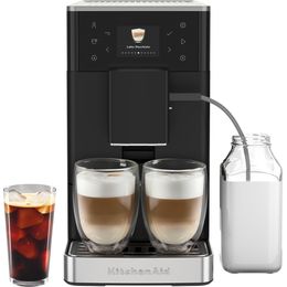 KitchenAid Kaffeevollautomat "5KES8453E", schwarz matt, B:19,5cm H:36cm T:47cm, Kaffeevollautomaten, QuietGrind-System: erm&ouml;glicht eine leise Zubereitung bei jeder Tasse, Kaffeevollautomat