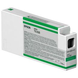 Original Epson Tintenpatrone C13T636B00 / T636B Gr&uuml;n