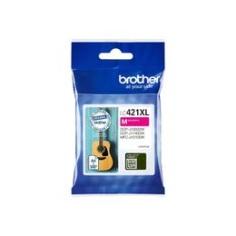 Original Brother Tintenpatrone LC-421XLM Magenta [XXL F&uuml;llmenge]